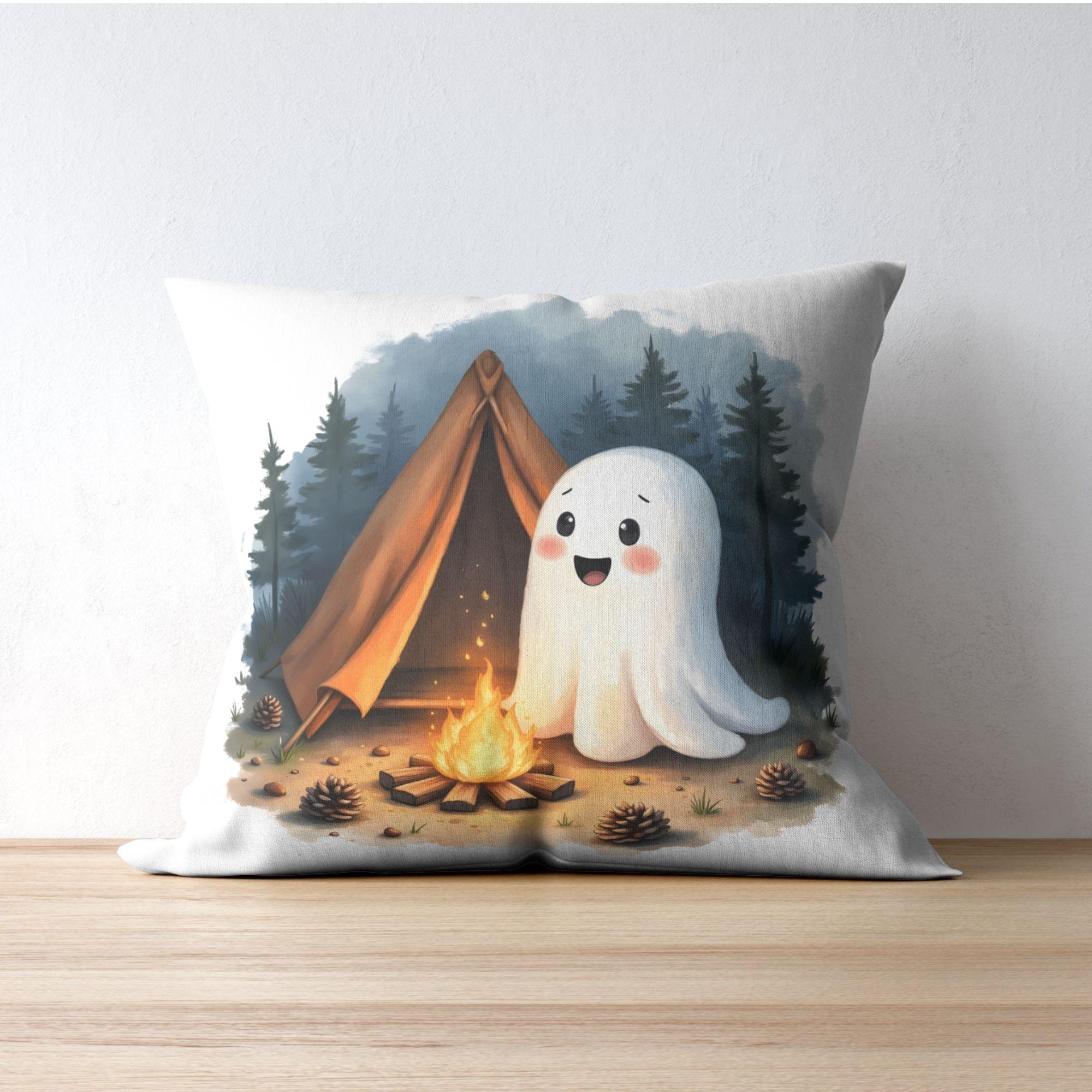 Campfire Ghosts Clipart Set: Spooky Halloween Camping PNG (digital ...