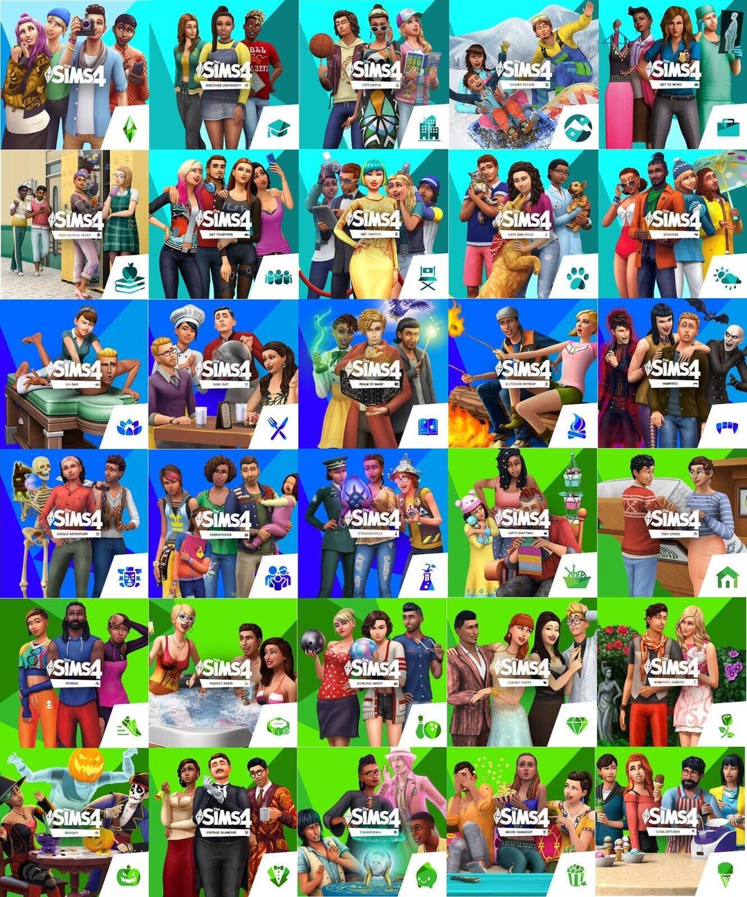 The Sims 4 for PC – All DLC & Expansion Packs Included (windows) - Etsy ...