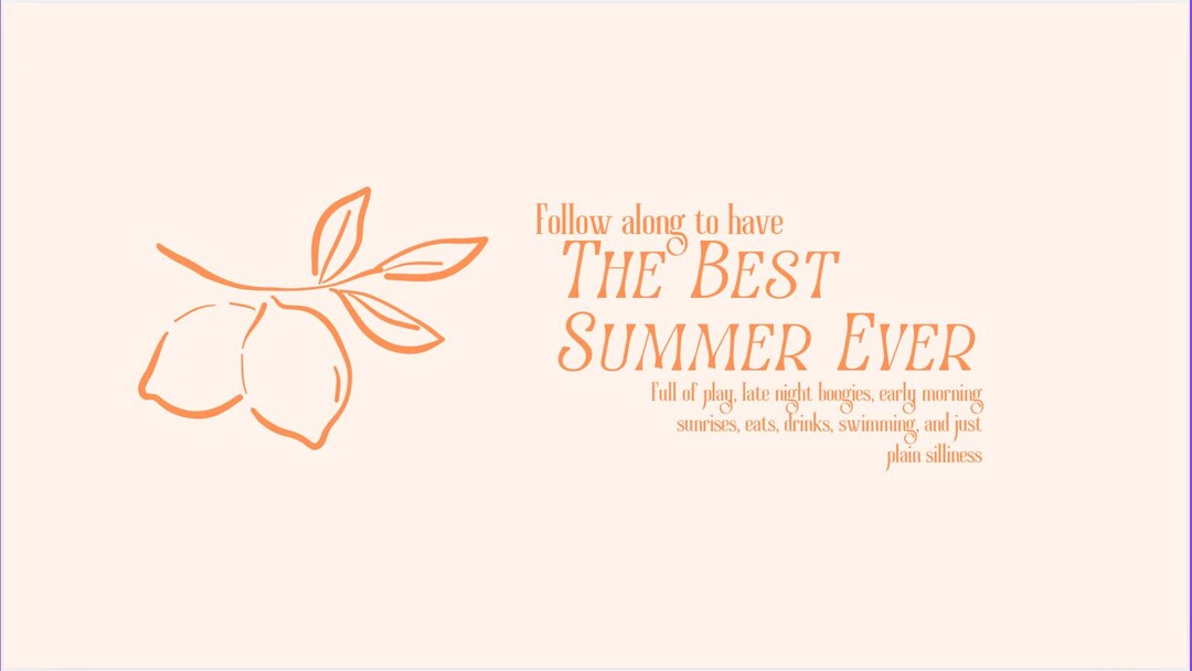 The Best Summer Ever - Etsy