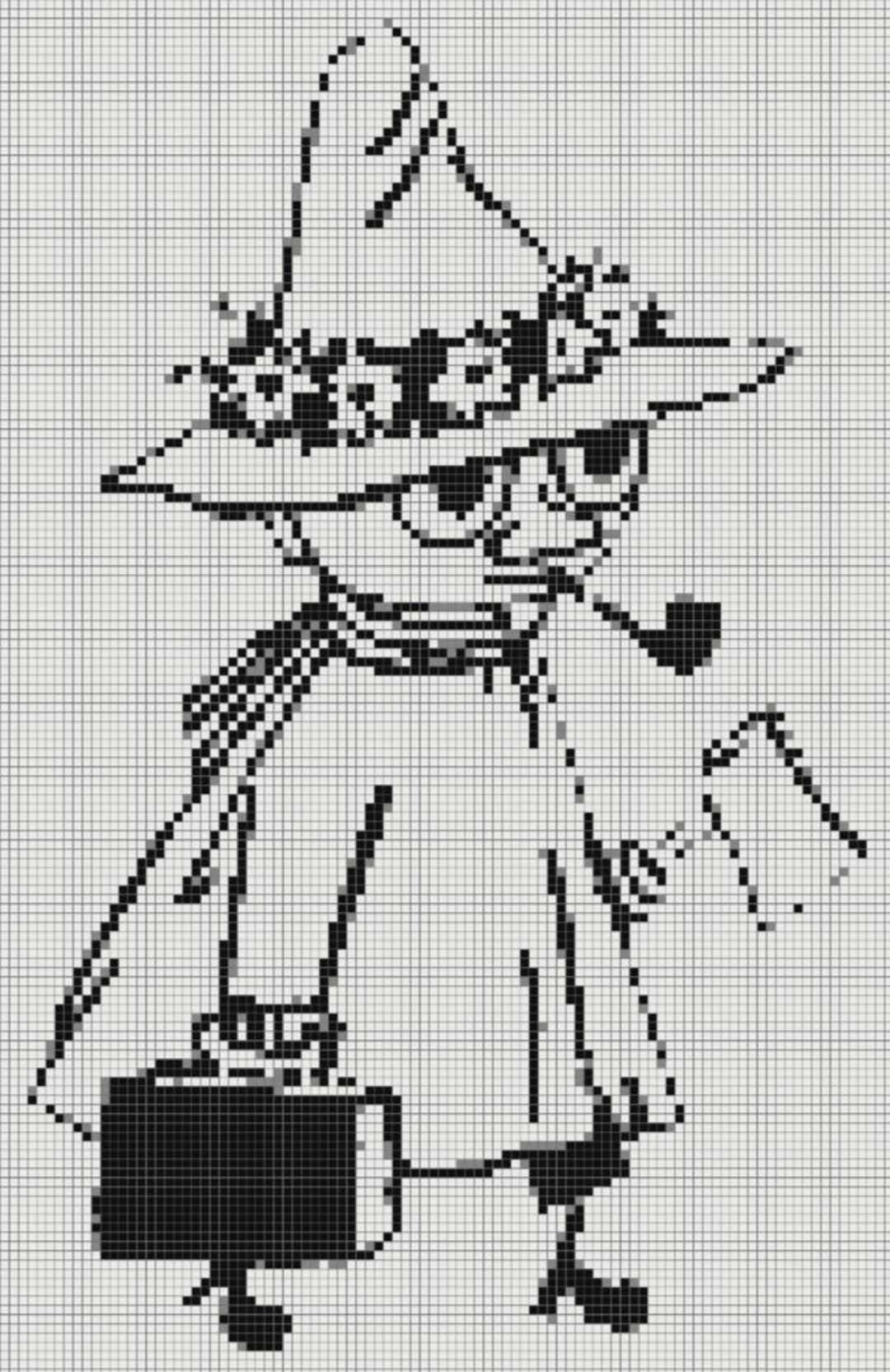 Adventure Awaits: Snufkin Cross-stitch Pattern PDF - Etsy