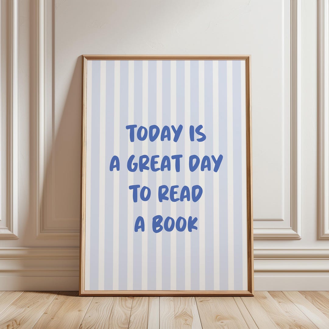 Motivational Reading Poster for Classroom Book Print for Kids Bookish ...