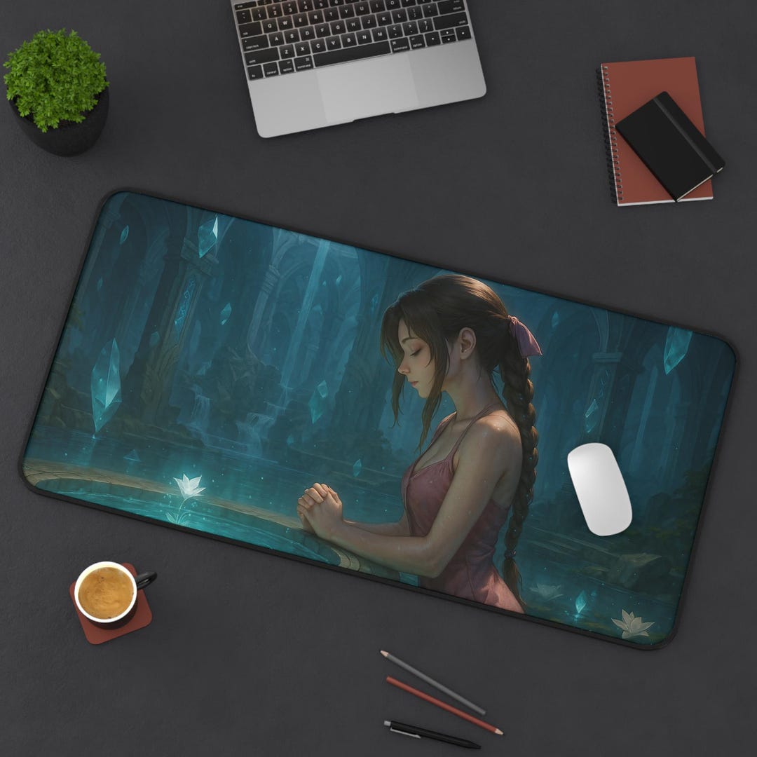 Aerith Playmat: Final Fantasy 7 - Etsy