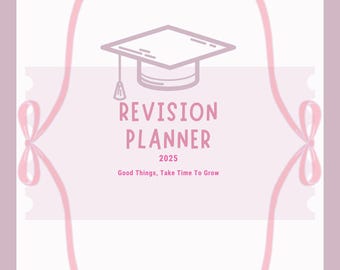 Revision Hourly Study Planner - Etsy UK