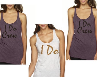 I Do Crew Tank Tops - Etsy