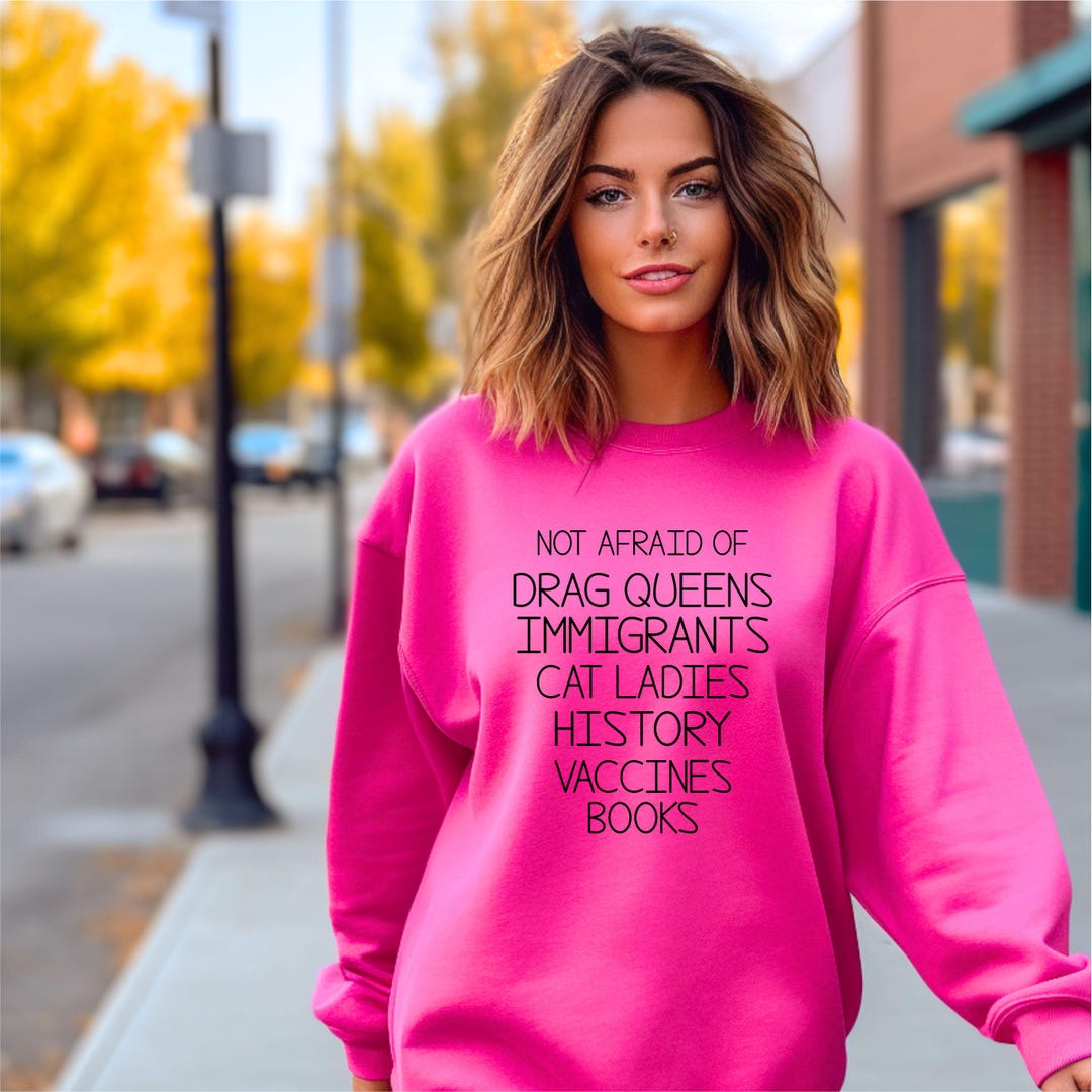 Womens Human Rights Sweatshirt / Not Afraid of History Books ...