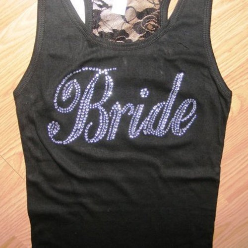 Bride Lace Tank Top / Bride Shirt / Plus Size Bride Tanks / - Etsy