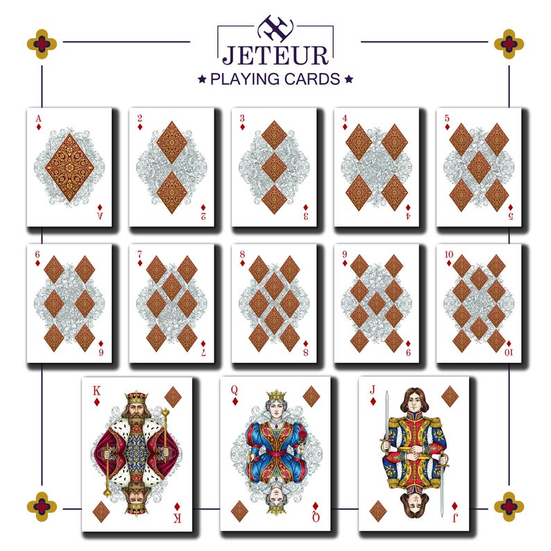Vintage Playing Cards PNG Set | Hand-drawn Royal Court (digital ...