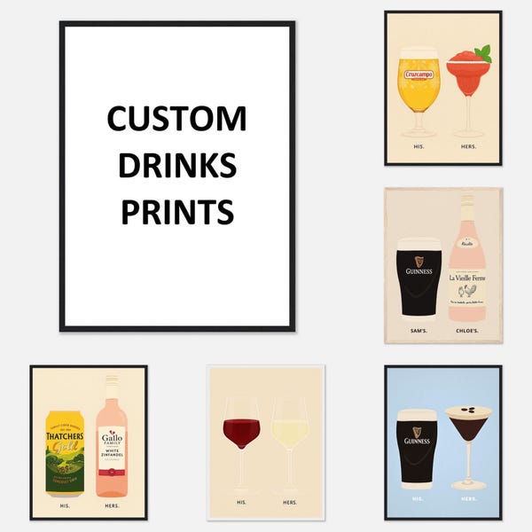 Wine A3 Print - Etsy UK