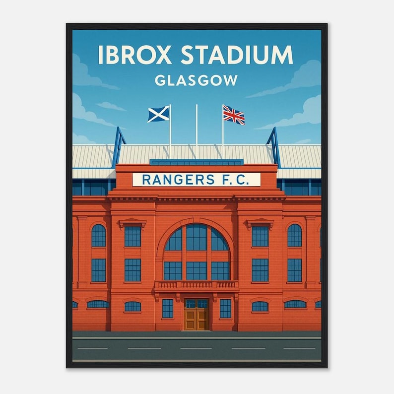 Custom Football Stadium Print, Football Stadium Prints, Football Art ...