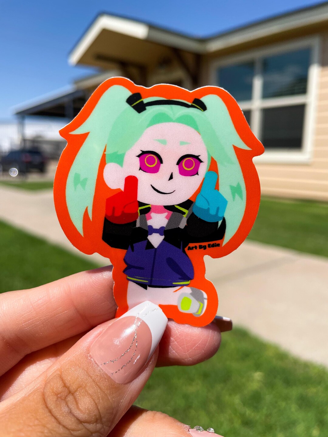 Cyberpunk Edgerunners ‘rebecca’ Sticker - Etsy