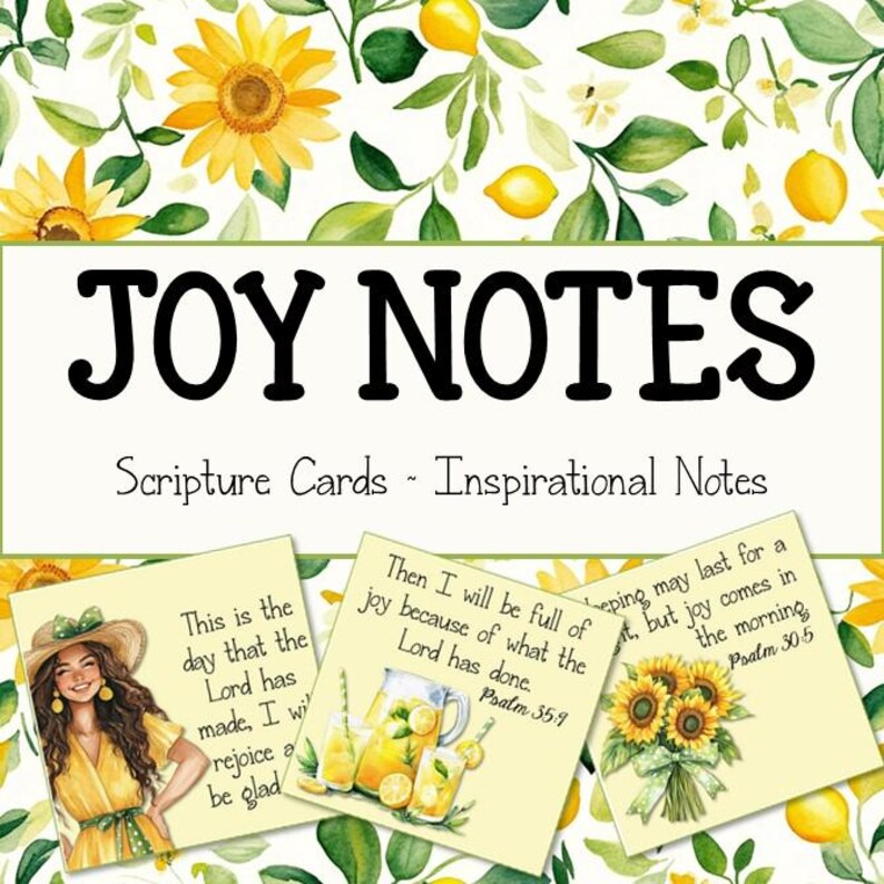 Scripture Cards, Bible Verse Note Cards, Daily Reminders, Bible ...
