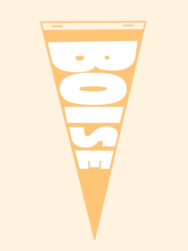 Boise Flag - Printable Design, Minimalist Decor, Dorm Decor, College ...