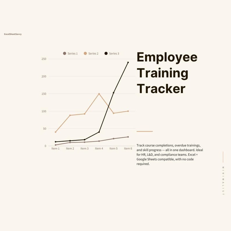 HR Training Dashboard Template: Employee Skills Tracker (excel & Google Sheets) - Etsy