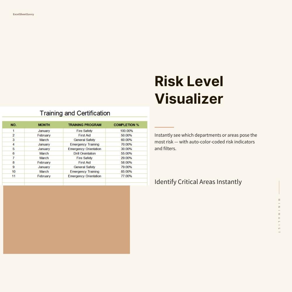 Workplace Safety Dashboard: Excel & Google Sheets HSE Tracker - Etsy