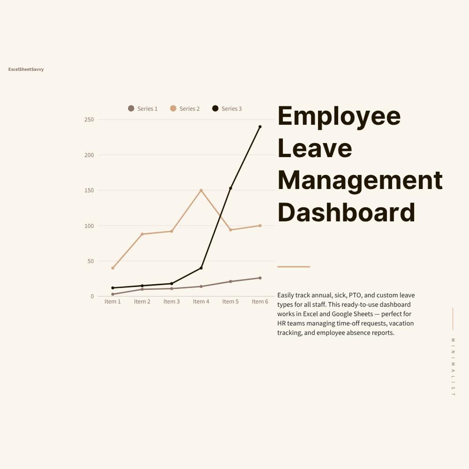 Employee Leave Tracker Dashboard: Excel & Google Sheets HR System - Etsy