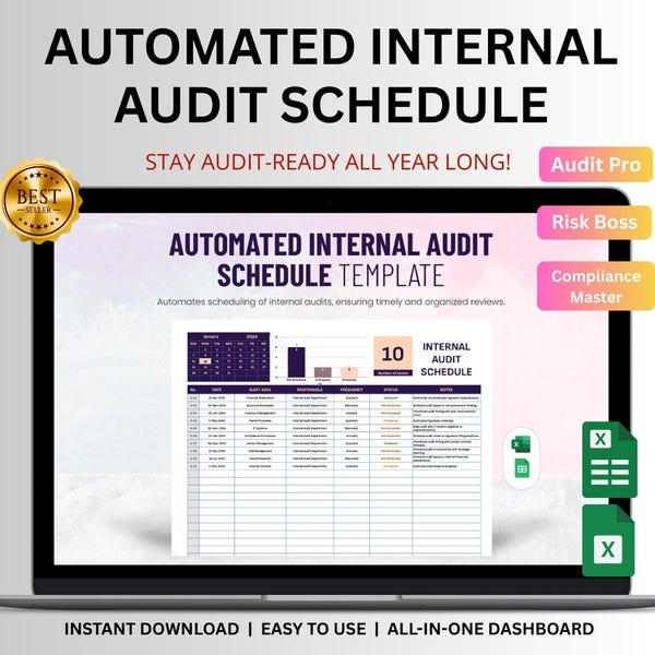 Process Audit Excel - Etsy UK