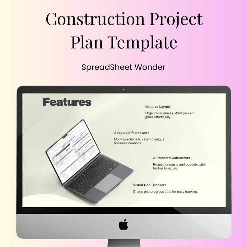 Construction Project Planner Excel | Contractor Timeline & Budget ...