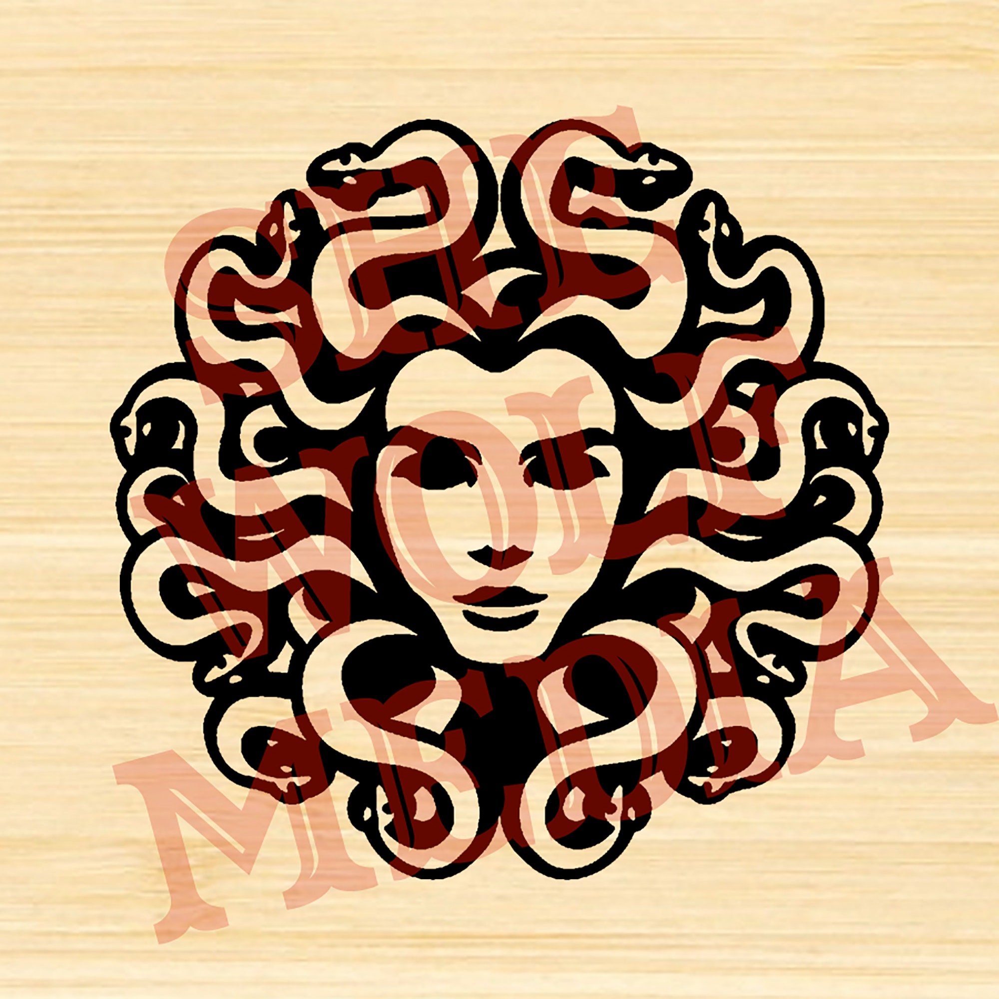 Medusa Vinyl Sticker Decal | Etsy
