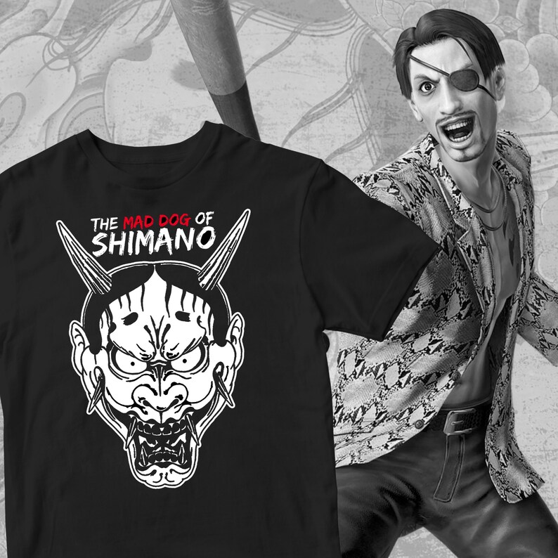 Majima Mad Dog | Yakuza Inspired Tee Shirt - Etsy