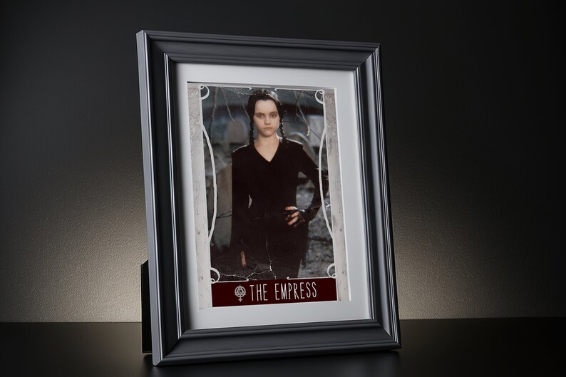 Addams Family Inspired Wednesday Tarot the Empress Digital - Etsy Addams Family Inspired Wednesday Tarot the Empress Digital - Etsy