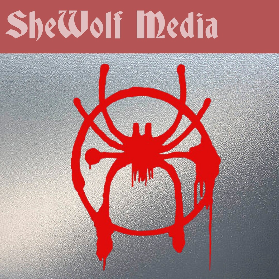 Spiderverse Miles Morales Spider Symbol Vinyl Sticker/decal - Etsy