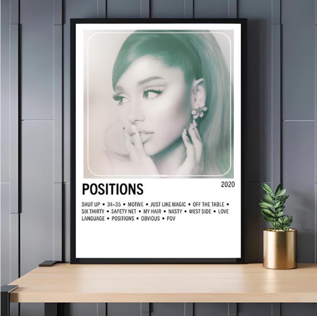 Ariana Grande Positions Album Cover Art Poster (digital Download) - Etsy UK