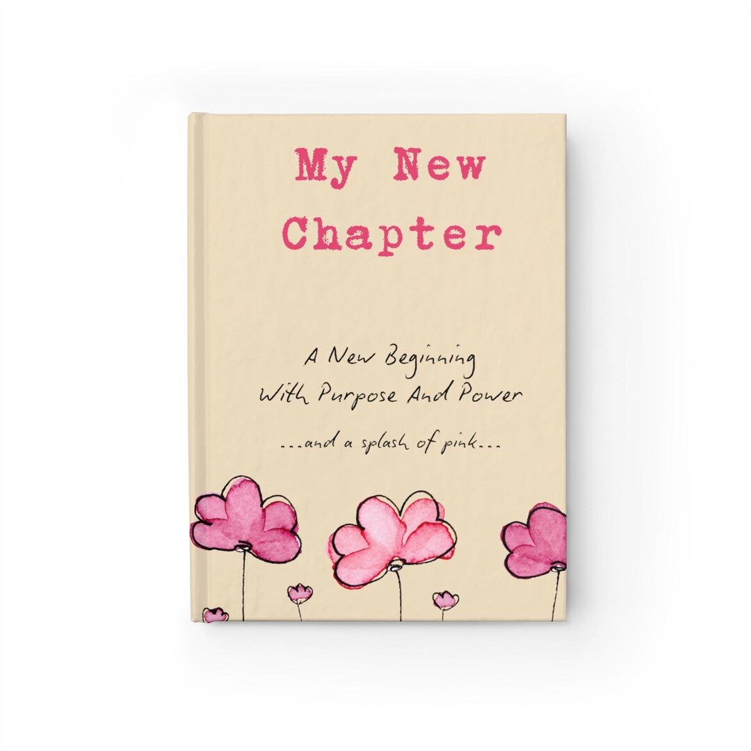 New Beginnings Journal - Chapter Journal, My New Chapter, Motivational ...