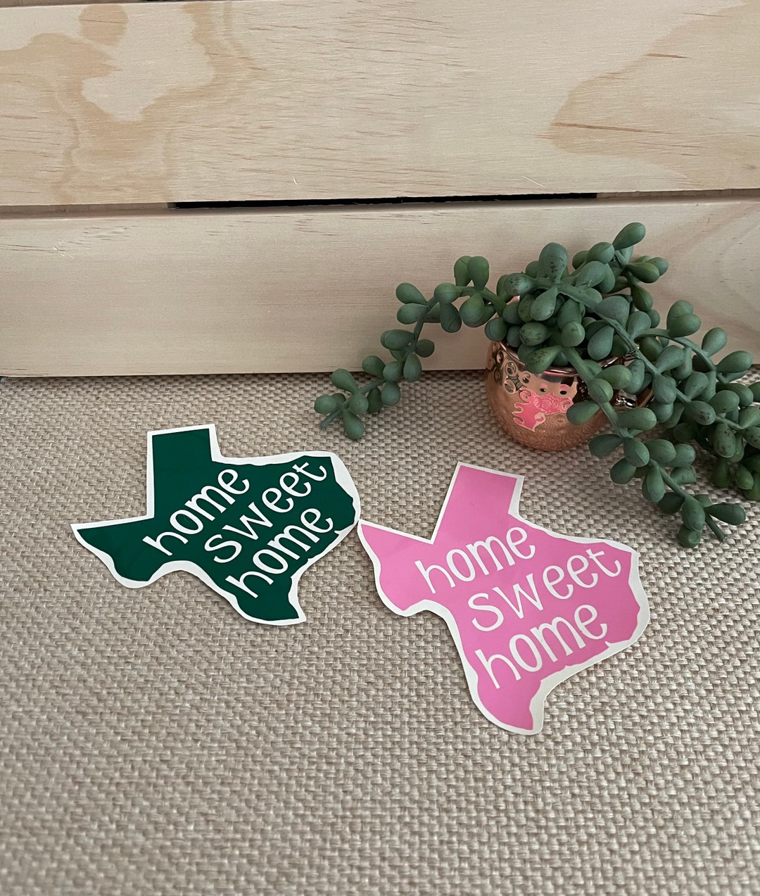 Home Sweet Home Texas Vinyl Decal - Etsy