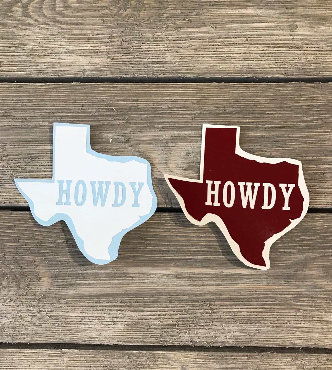 Howdy Texas Vinyl Decal - Etsy