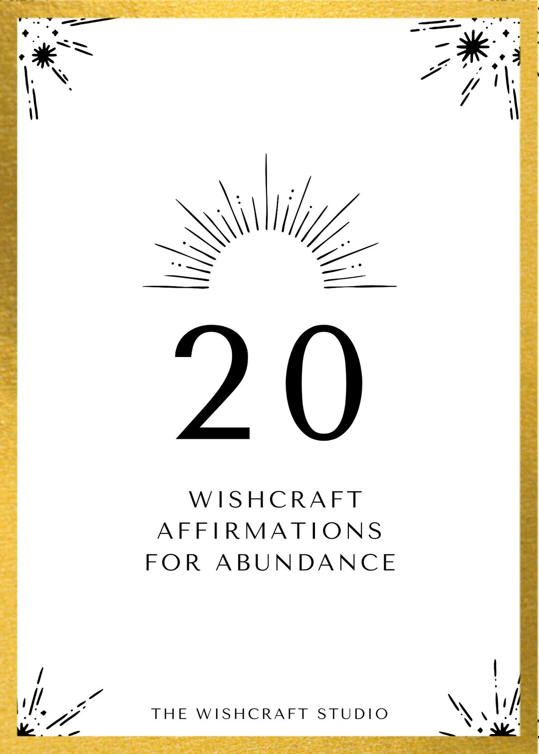 Printable Abundance Affirmation Cards | 20 Law of Attraction ...