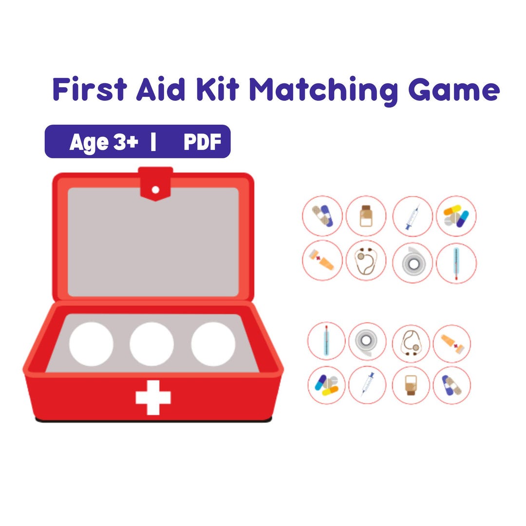 First Aid Kit Sorting Game | Preschool Medical Activity | Doctor Role ...
