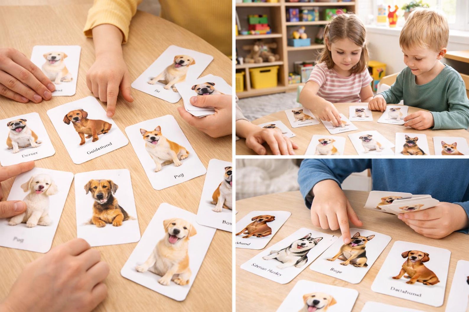 Dog Breeds Flashcards for Kids | Printable Montessori Learning Cards - Etsy