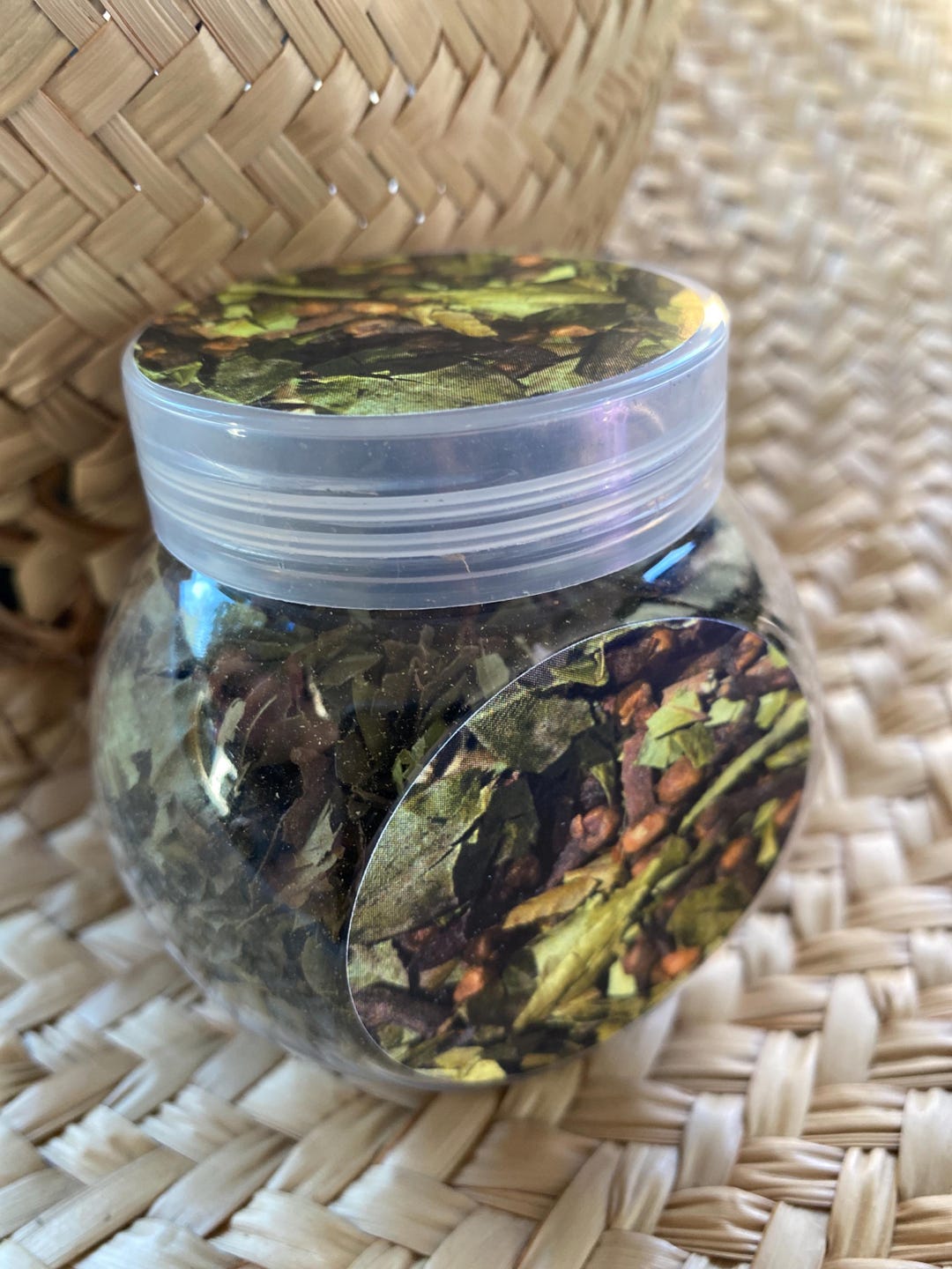 Big Besomim Jar With Traditional Mixture of Myrtle Leaves and Cloves ...
