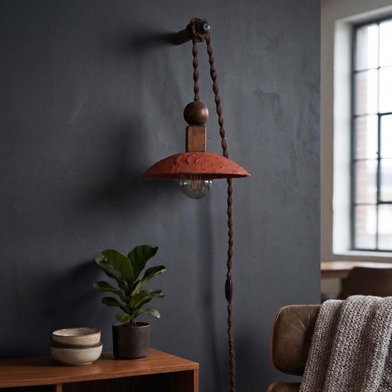 Macrame Wall Sconces - Etsy