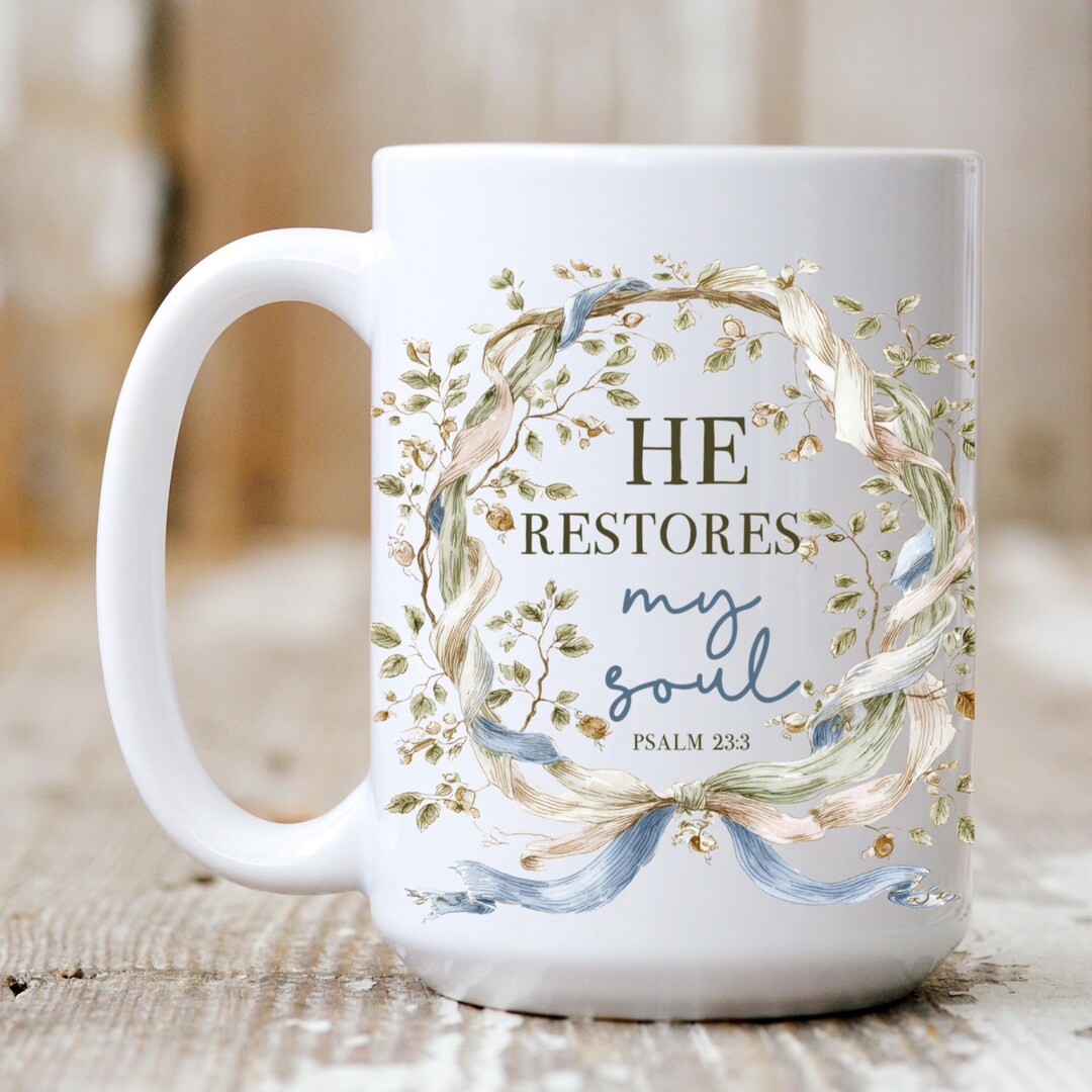 Christian Coffee Mug, Christian Gifts, 15oz Ceramic Cup, Faith Based ...