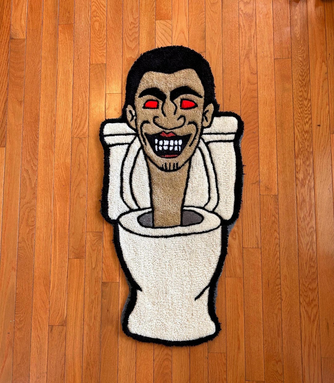 Skibidi Toilet Fan Art. Custom Rug! - Etsy