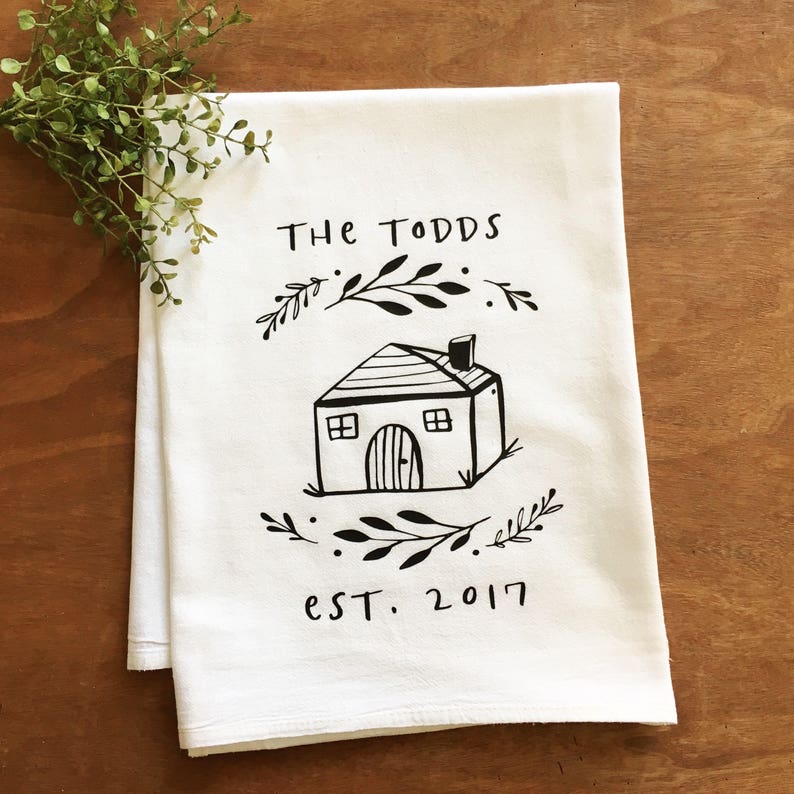 Housewarming Gift First Home Kitchen Towel New Home Tea - Etsy