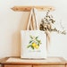 La Vita E Bella Lemon Tote Bag, Italian Cotton Canvas - Etsy