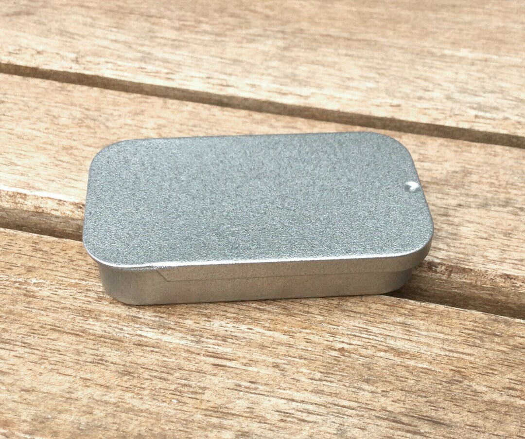 Small Sliding Lid Tins, Jewellery Box, Candle Tin, DIY Container, Blank ...