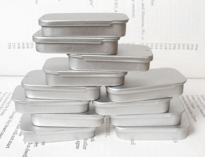 Mini Silver Sliding Lid Tins: 20ml DIY Container - Etsy