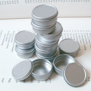 Small Metal Tin, 10ml Round Box, Small Container, DIY Tin Box - Etsy