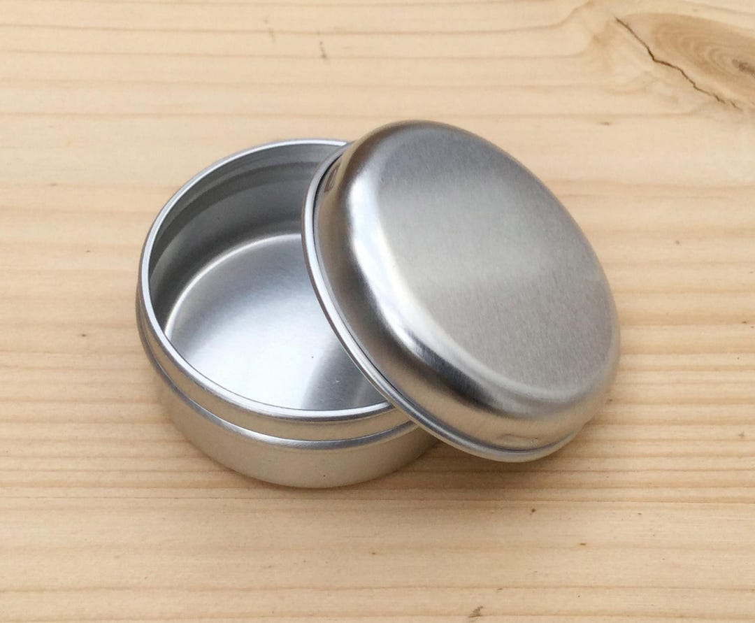Round Metal Tins: 15ml Silver DIY Storage Box - Etsy