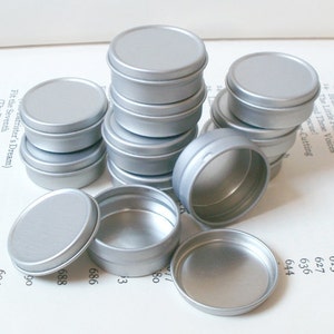 Small Metal Tin, 10ml Round Box, Small Container, DIY Tin Box - Etsy