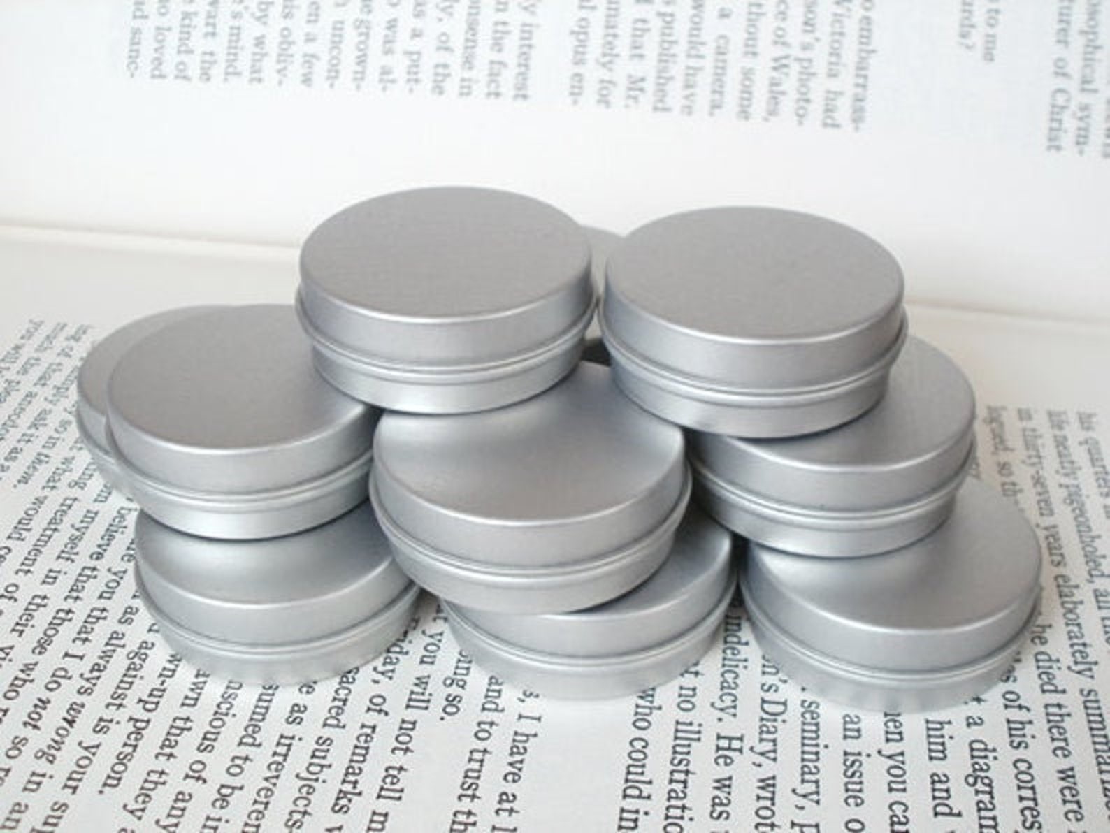 Small Metal Tin 15ml Tin Box Small Container Small Storage - Etsy