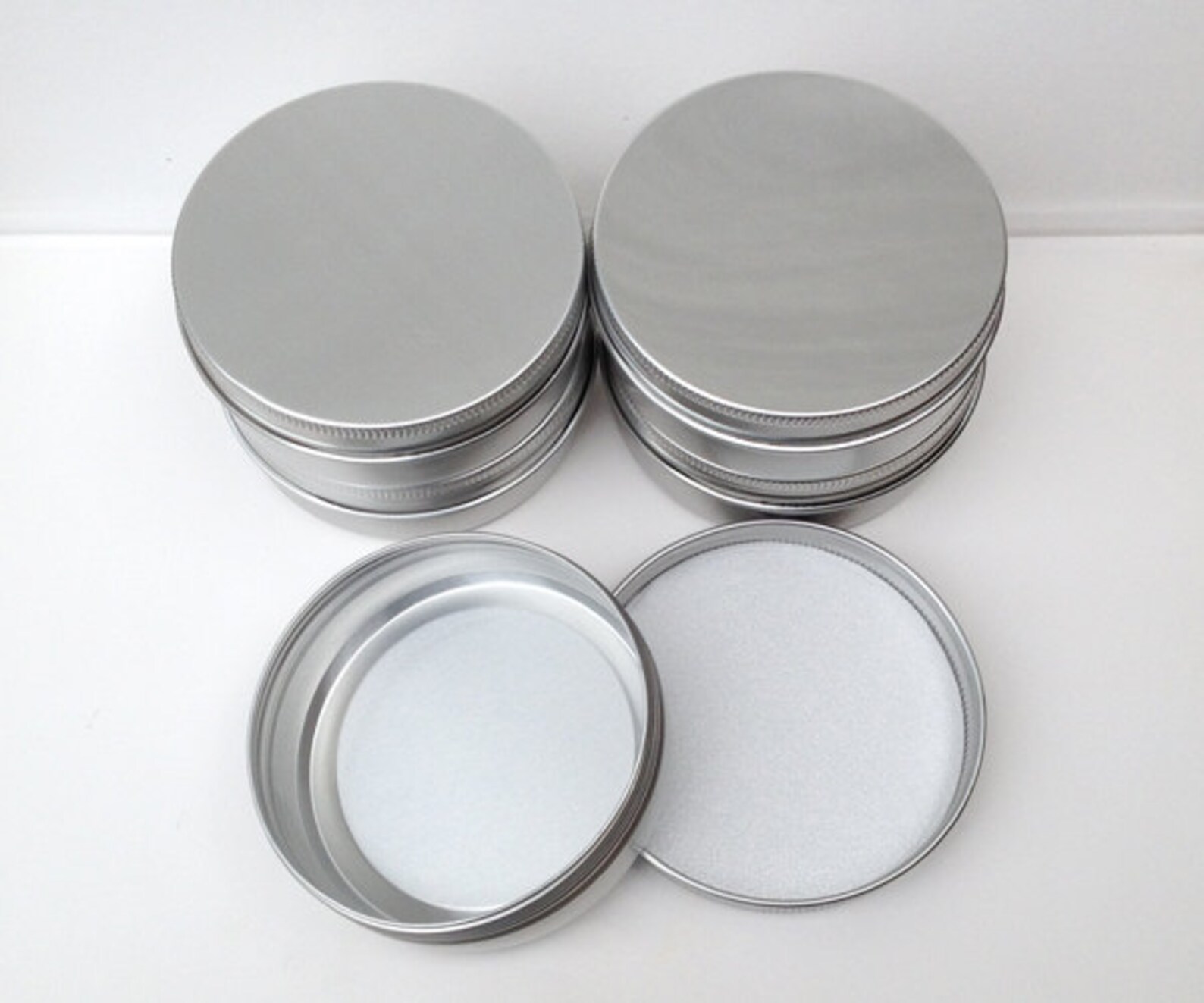 Small Metal Tins Round Tin Box 100ml Screw Lidded Aluminium Etsy Small Metal Tins Round Tin Box 100ml Screw Lidded Aluminium Etsy