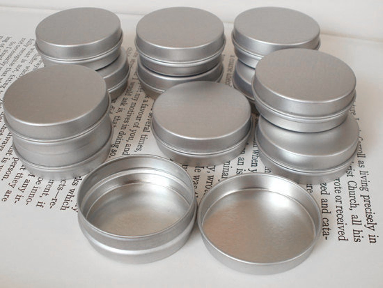 Small Metal Tin 15ml Tin Box Small Container Small Storage - Etsy