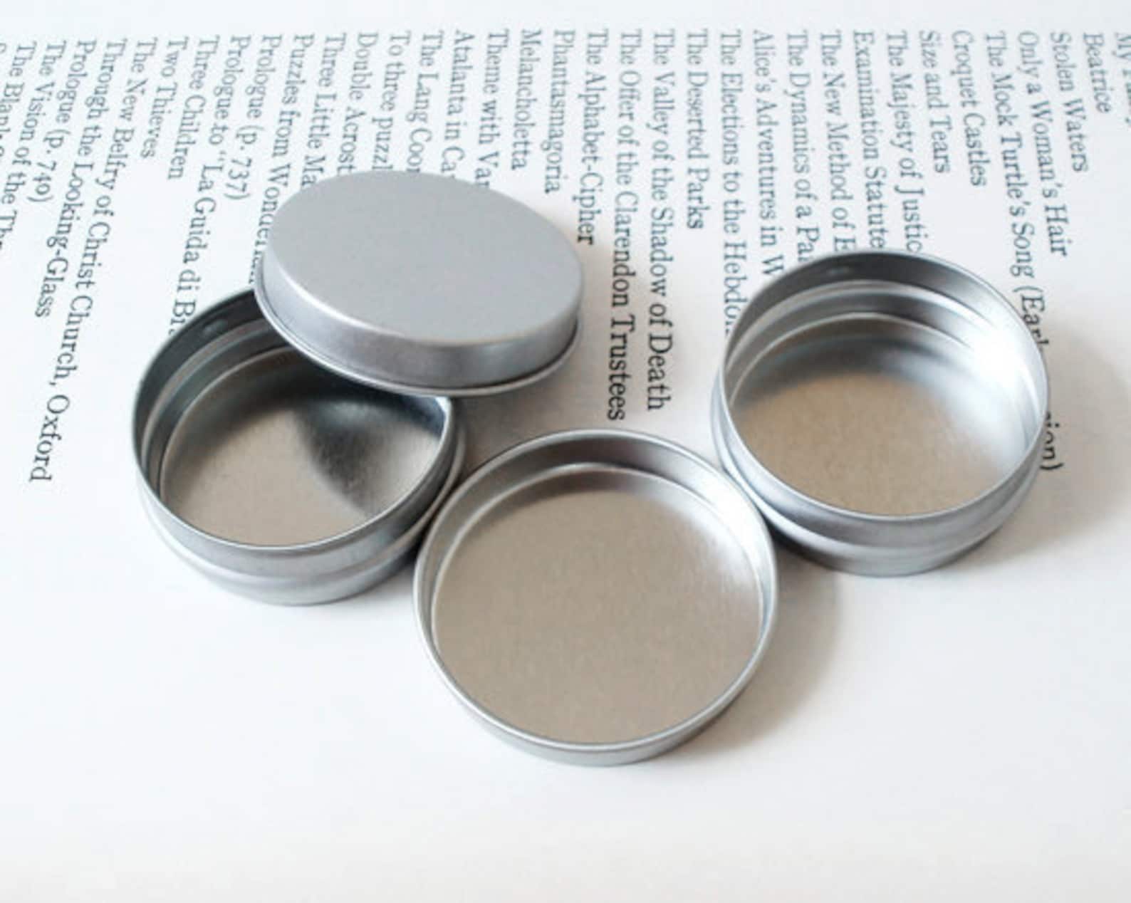 Small Metal Tin 15ml Tin Box Small Container Small Storage - Etsy