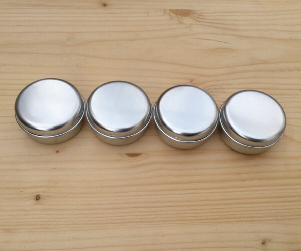 Round Metal Tins 15ml Tin Box Small Container DIY | Etsy