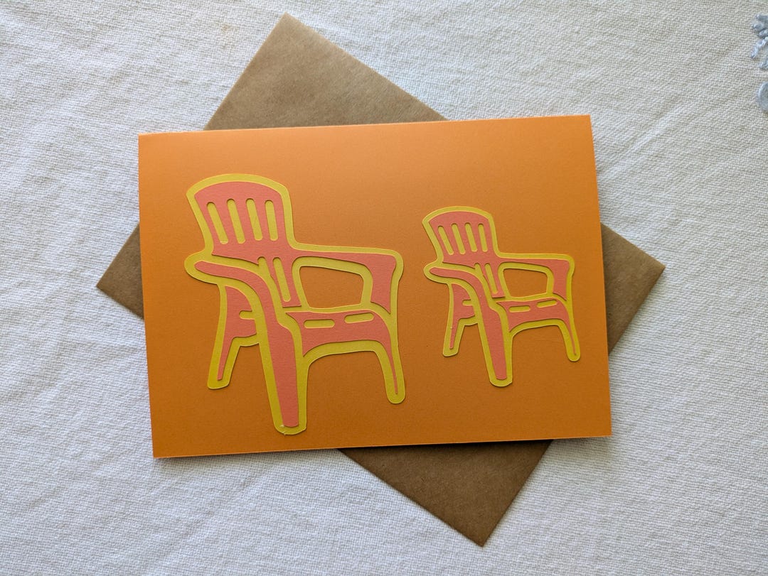 Chairs Card - Etsy