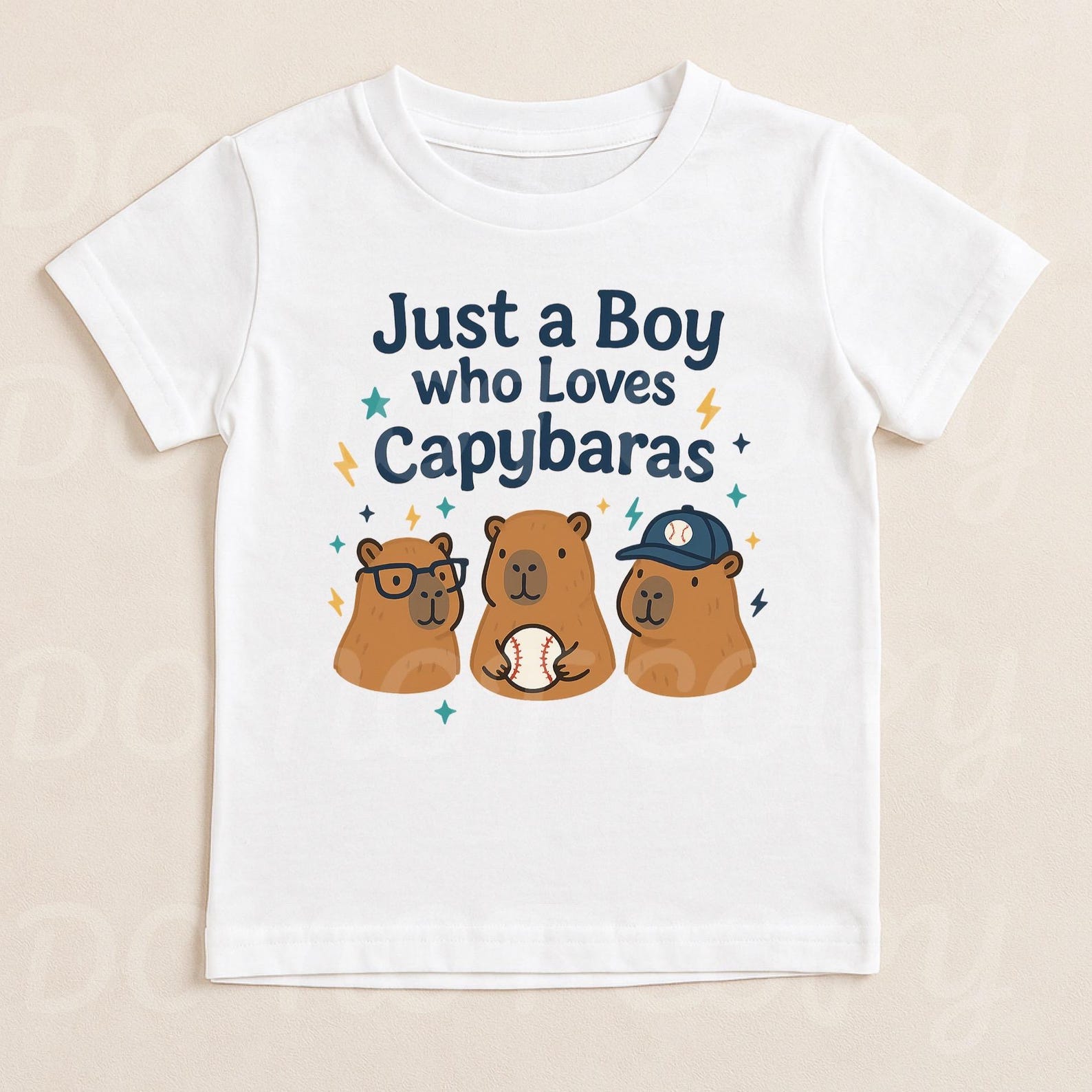 Boy's Capybara PNG: Baseball Capy, Sports Fan (digital Download) - Etsy